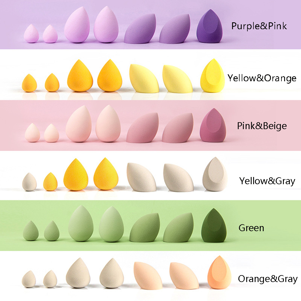 Different Sizes Makeup Sponge Dry&Wet Use Cosmetic Puff Sponge - Buy ...