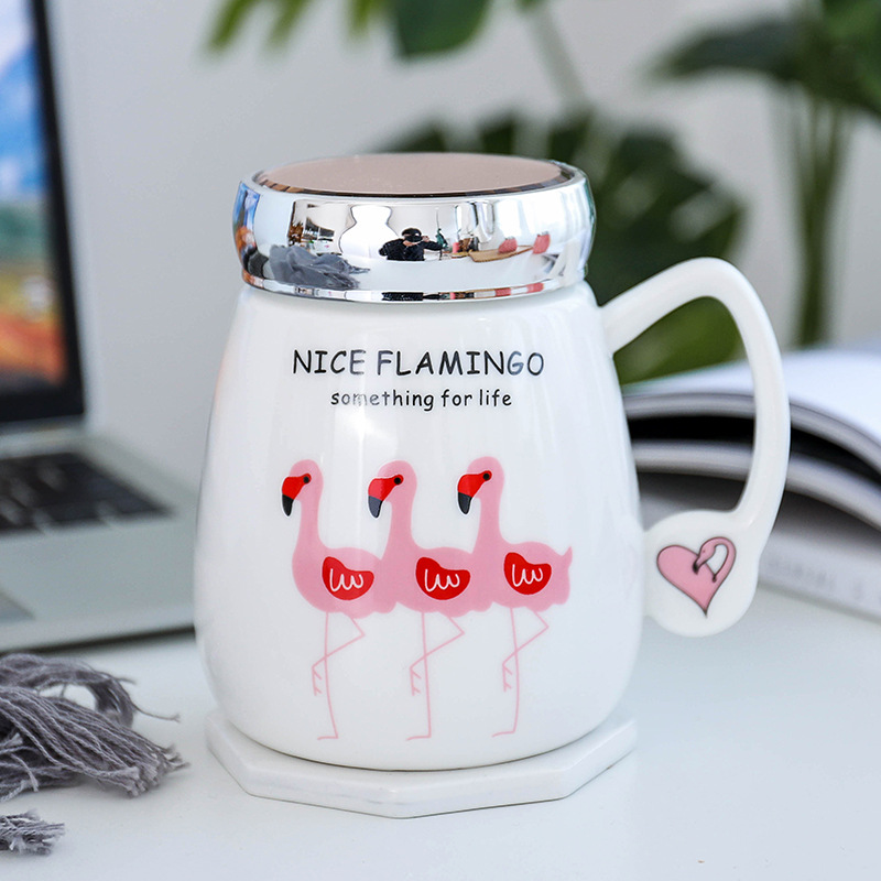 New Creative Ceramic Mug with Cover Home Custom Logo - Buy ceramic ...