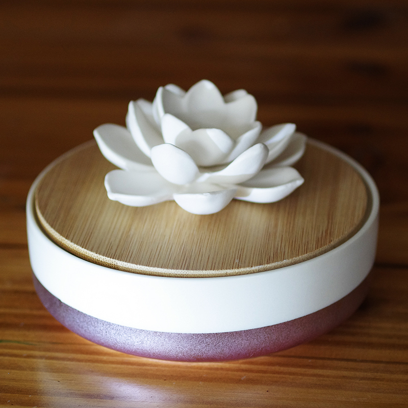 Hand Made Ceramic Flower Oil Reed Diffuser 200ml - Buy ceramic flower ...