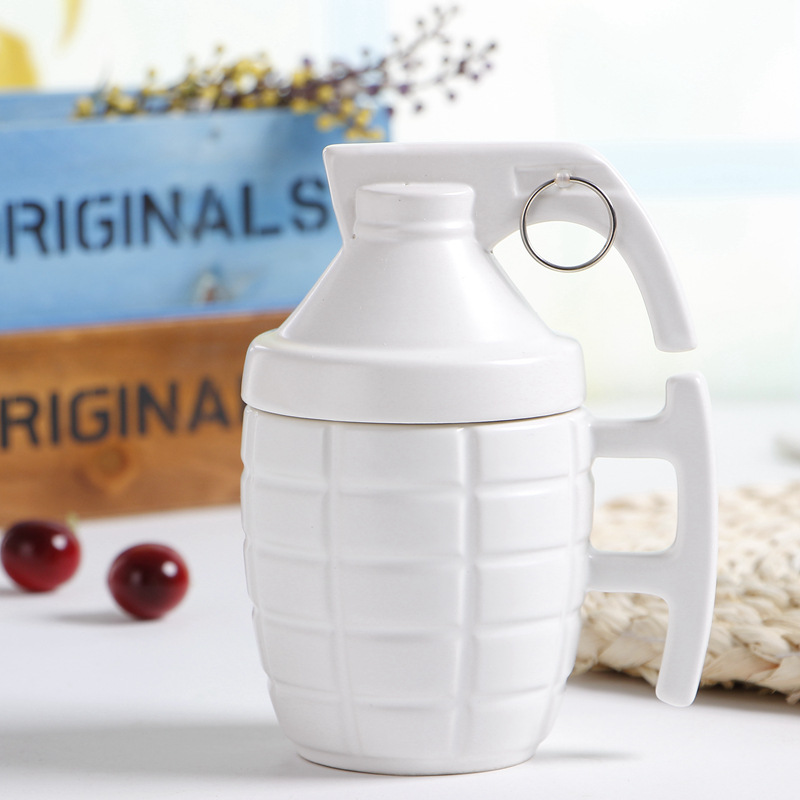Bomb Design 3D Grenades Shape Green Ceramic Mug for Small Gift - Buy ...