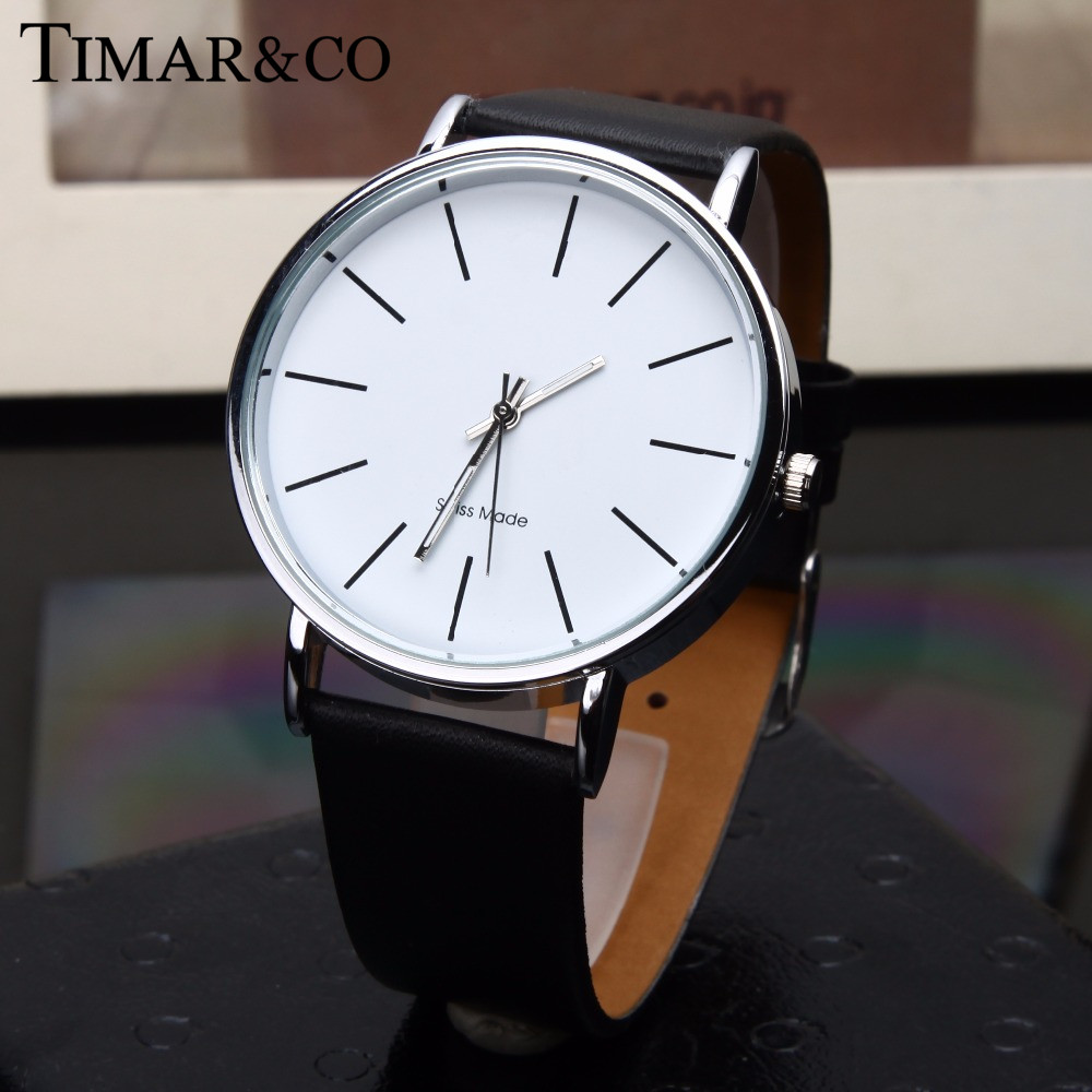 Quartz Watch Men Leather Casual Watches Men's Clock Male Sports ...