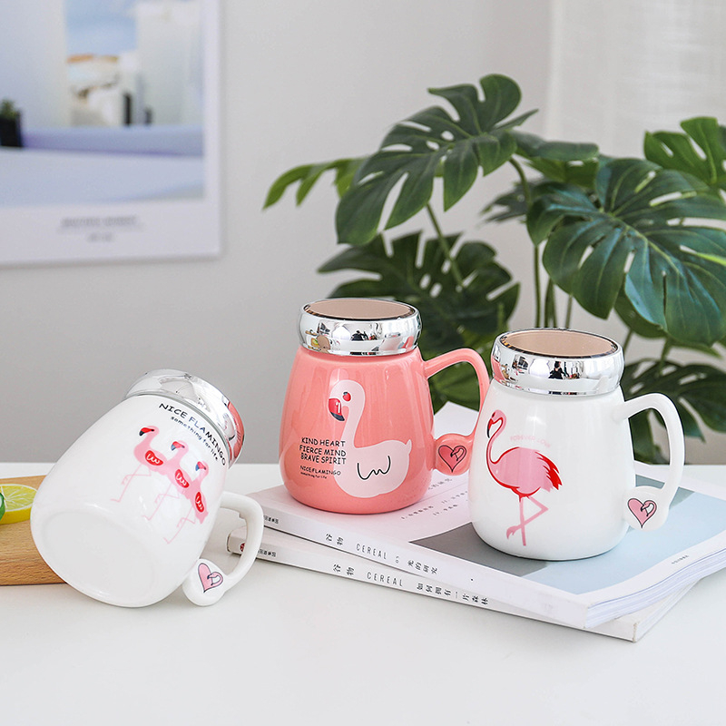 New Creative Ceramic Mug with Cover Home Custom Logo - Buy ceramic ...