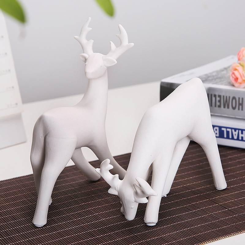 White deer tableware ceramic high quality european style - Buy ceramic ...