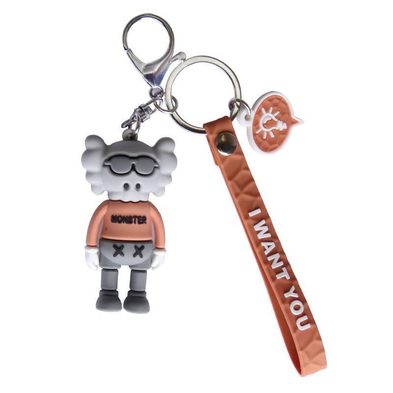 Wholesale Promotional Custom Made Keychain Soft 3D Rubber PVC Key Chain ...