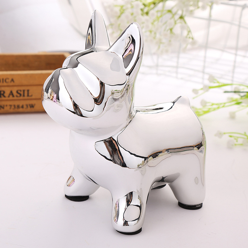 Lovely Children's Gift Dog Ceramic Money Saving Box - Buy money box pig ...