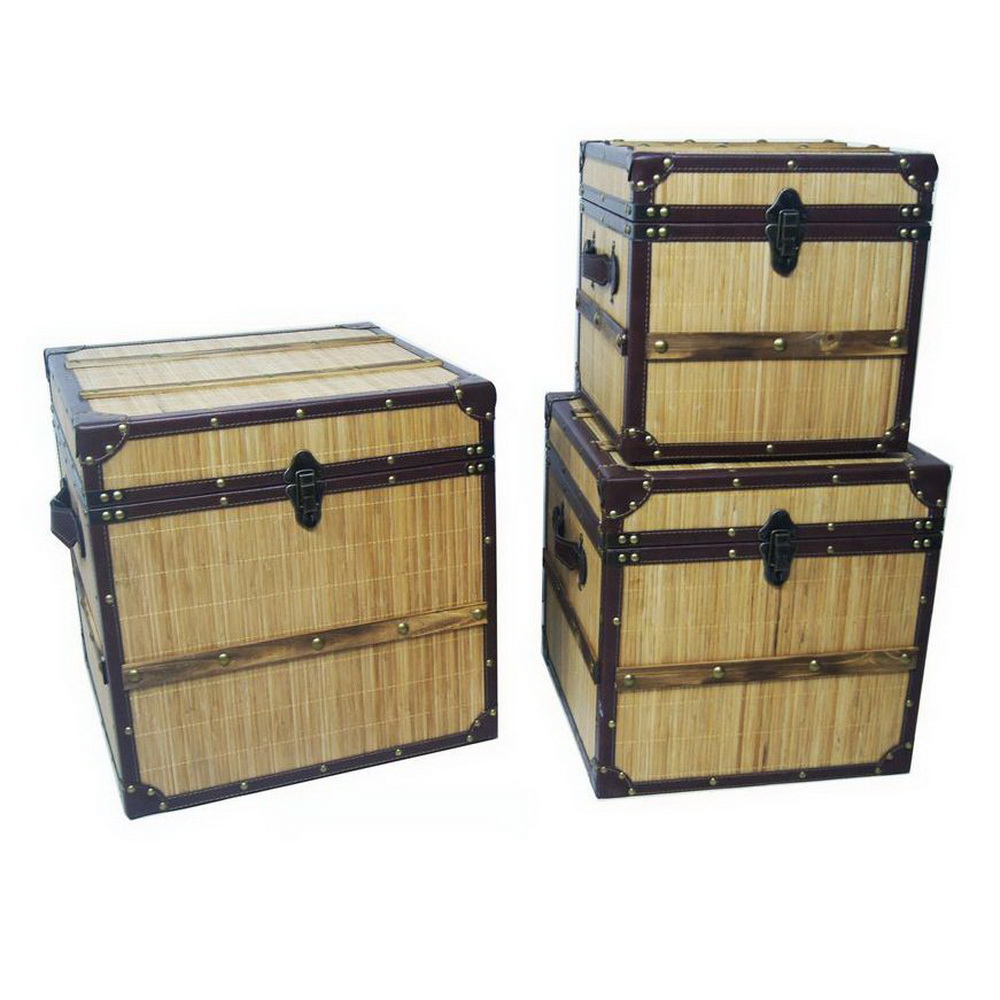 Shabby Chic Style Solid Wood Storage Trunk,antique Wooden Storage Trunk ...