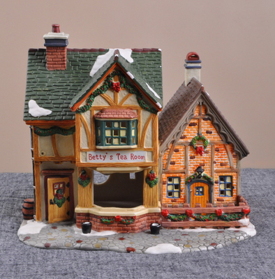 Ceramic Christmas Santa's Village Lighted House - Buy chinchilla house ...